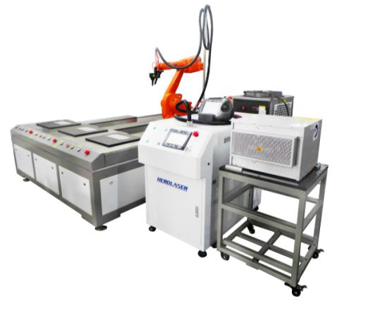 1500W 360 Degrees Robot Arm Welding Machine For Precision Machining