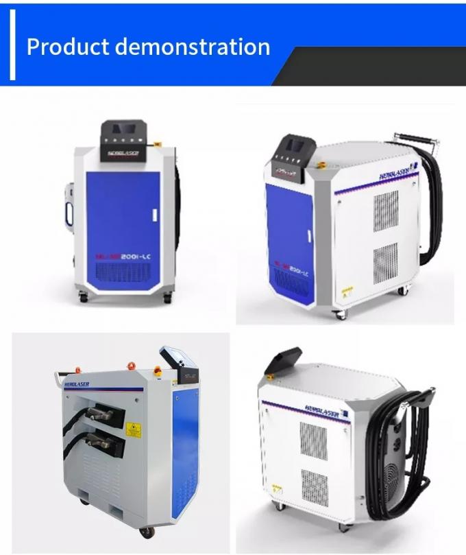500w 1000w 1500w Pulse Laser Rust Removal Machine For Paint Oil Herolaser