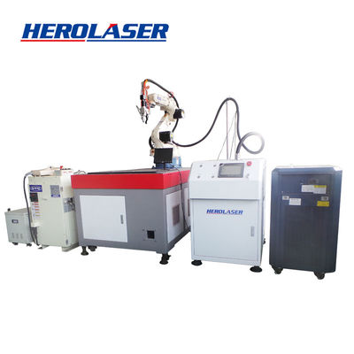 CCD Vision IPG Laser Robotic Arm Welder With With Wobble Welding Head